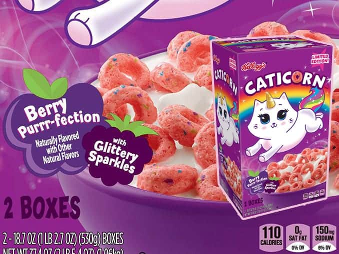 No End In Sight For the Unicorn Cat Trend As Kellogg's Releases ...