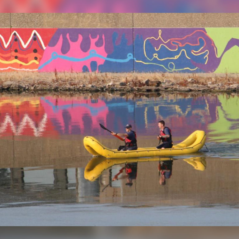 Firemen Launch Boat to Save Kitten Named 'Fishie' After Falling into River