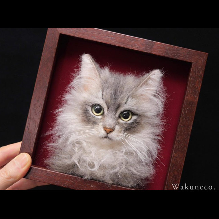 Sachi, 'Wakuneco' Artist, Creates 3-D Cat Portraits Capturing Every Detail