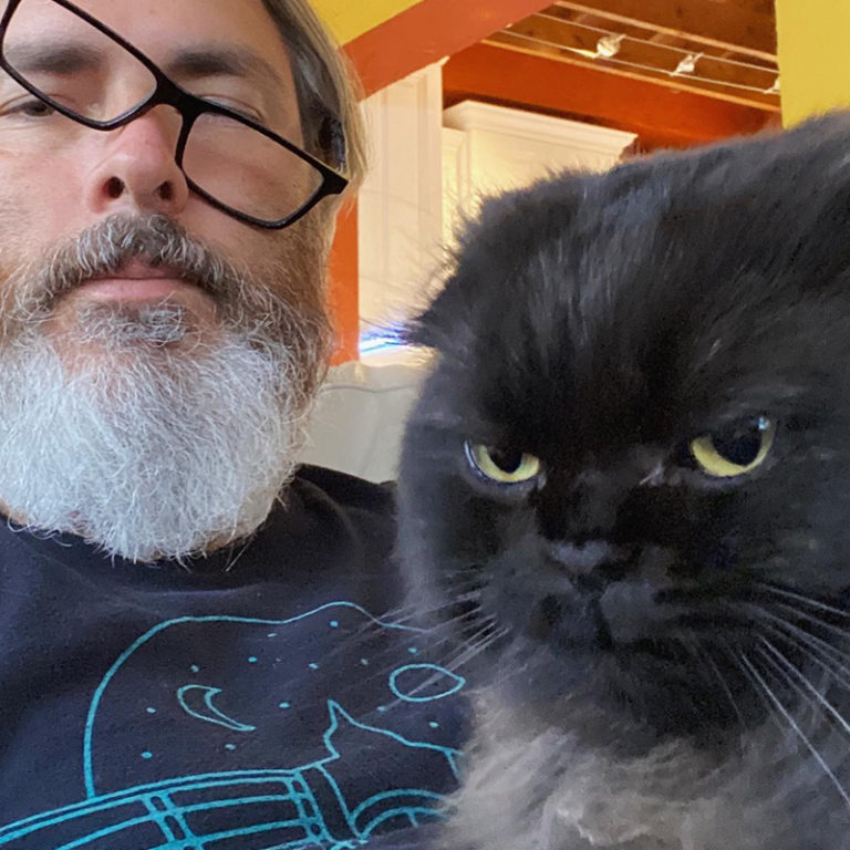 Rescued Cat Seamus Laughs Maniacally at His Silly Hooman Servants