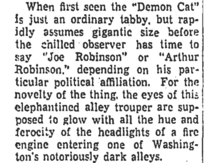 A 'Demon Cat' Haunts The Halls of The Capitol Building-What's The ...
