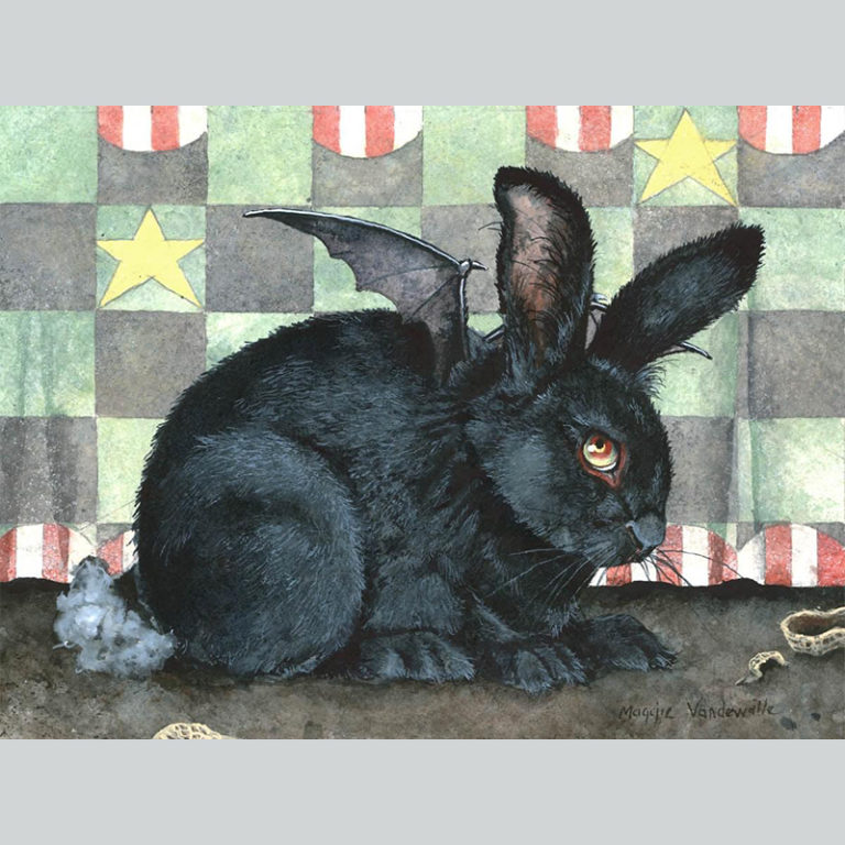 Mystical 'Battycats' Fly in Artwork Inspired by Woman's Cats