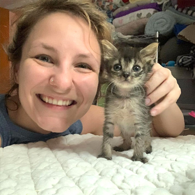 Pawsitive Vibes and Love Turn Things Around for Louisiana Kitten