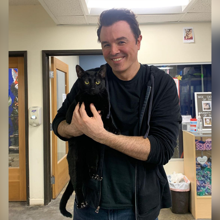 Seth MacFarlane Adopts Cat From Rescue He Helped Create