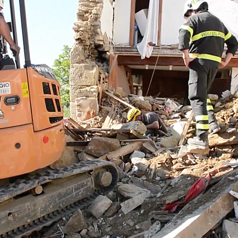 Italian Firefighters Find Rocco the Cat 32 Days After Earthquake