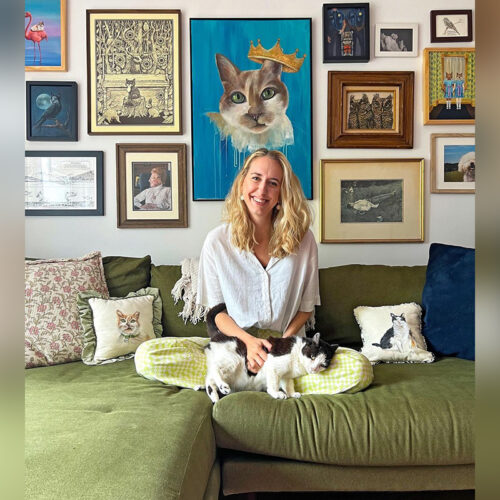 Rescued Cats Become the Muse and Inspurration for the Artist Who ...